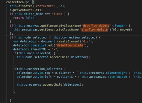 Is There A Way To Display Drawflow Delete Icon Permanently On Nodes Issue Jerosoler