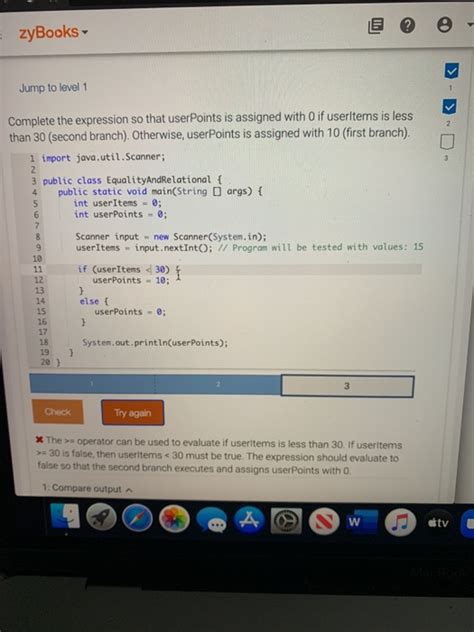 Solved E Zybooks Jump To Level 1 1 2 3 Complete The