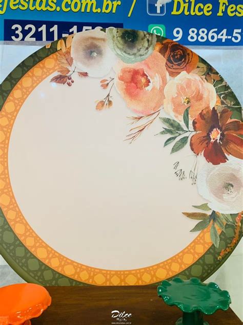 Floral Tom Terroso Álbum I Dilce Festas