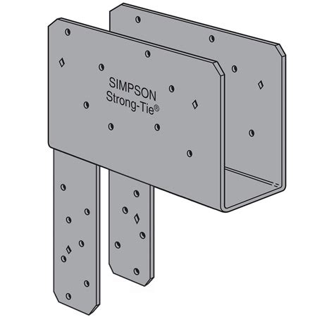 Simpson Eccq Column Caps Strong Tie Wood Connectors Fasteners Plus