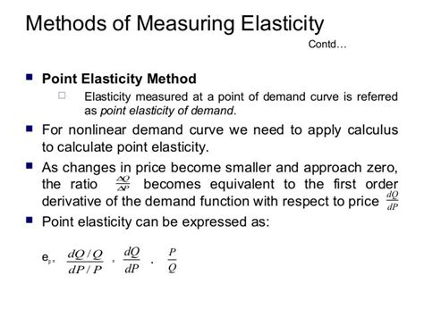 😍 Point Elasticity Method Measuring Price Elasticity Of Demand 5
