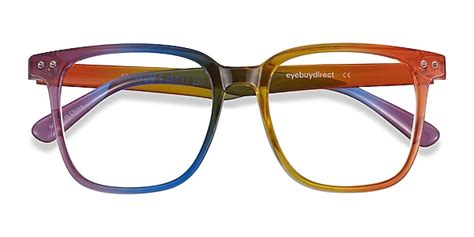 Freedom Square Rainbow Full Rim Eyeglasses Eyebuydirect Canada