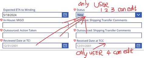 adding a timestamp and authorized users to edit s power platform
