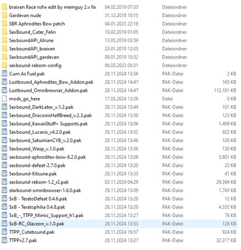 Mod Sexbound Reborn Page Starbound LoversLab