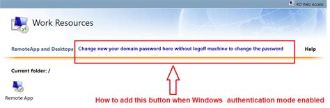 How To Customize Remote Desktop Web Access With Windows Authentication