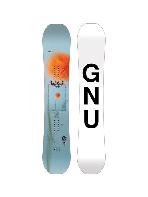 2025 Gnu Womens Gloss Snowboard 140cm Civil