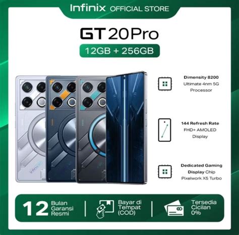 Infinix Gt Pro G Gb Black Lazada Indonesia