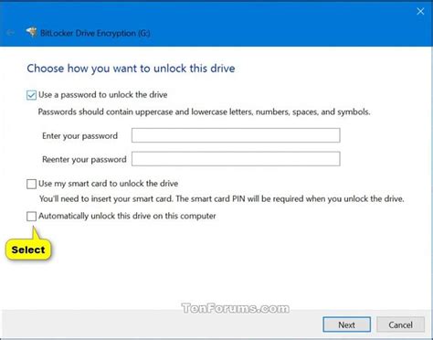 Turn On Or Off Bitlocker For Fixed Data Drives In Windows 10 Tutorials