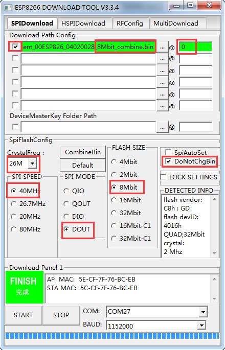 Flash为8m、16m、32m的esp8266串口烧写方式有哪些不同呢esp8266 8mbit与32mbit的区别 Csdn博客