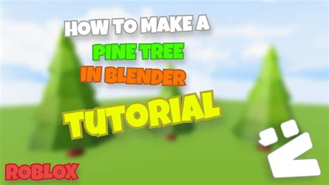 How To Make A Pine Tree In Blender YouTube