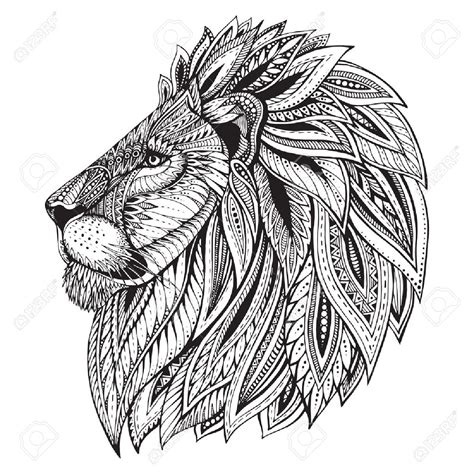 Lion Black And White Drawing At Getdrawings Free Download