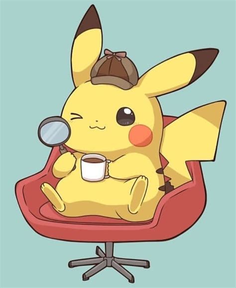 Detective Pikachu Pikachu Art Cute Pokemon Wallpaper Pikachu