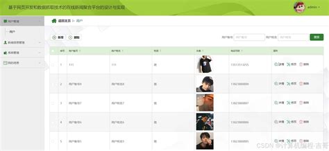 计算机毕业设计 在线新闻聚合平台的设计与实现 Javaspringbootvue 前后端分离 文档报告 代码讲解 安装调试 Csdn博客