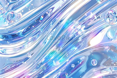 파란색 유리 그라데이션 질감 일러스트 무료 다운로드 Lovepik
