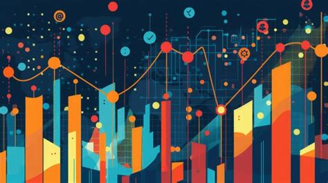 premium photo a vibrant bar graph depicting data in various colors