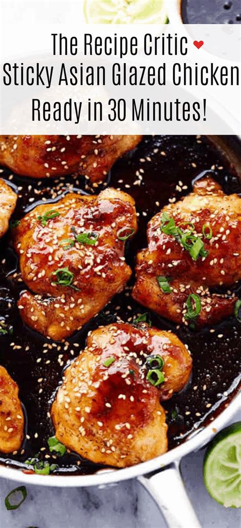 How To Make Sticky Asian Glazed Chicken The Recipe Critic
