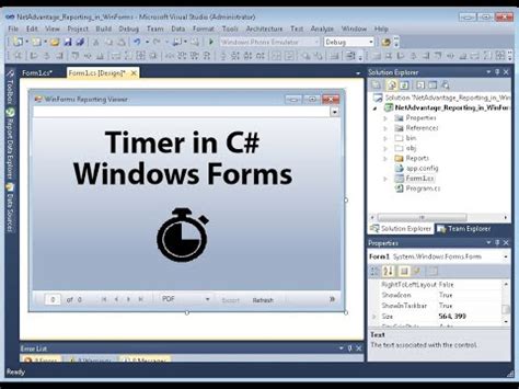 Timer In C Windows Forms YouTube