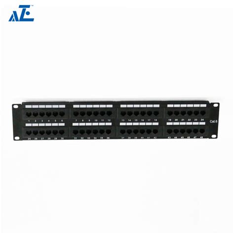 2U 48 Port CAT6 UTP Unshielded Patch Panel AZE
