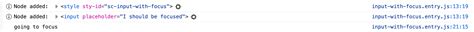 Bug Calling Focus On An Input Element Inside ComponentDidLoad Does Not Work Issue