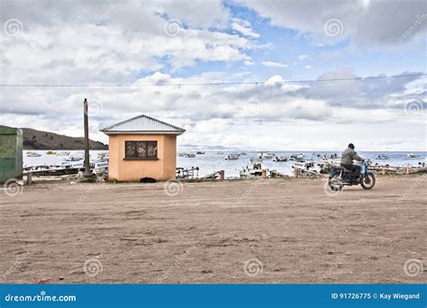 Copacabana Is The Main Bolivian Town On The Shore Of Lake Titicaca