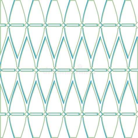 Illustration Of Abstract Geometric Seamless Patterns Stock Vector Illustration Of Retro