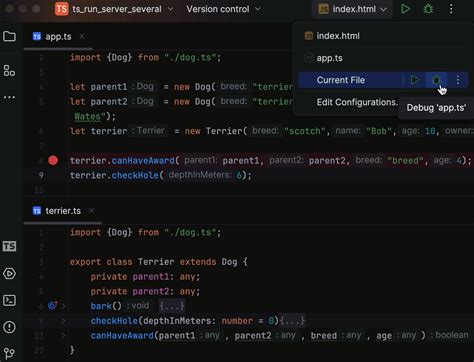 运行和调试 Typescript Intellij Idea 文档