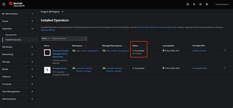 Red Hat OpenShift Installation Of Advanced Cluster Management For Kubernetes ACM VMattroman