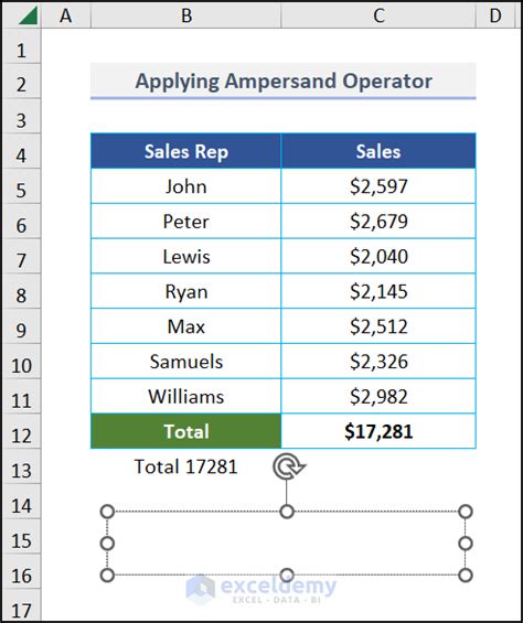 How To Link Textbox To Multiple Cells In Excel 4 Easy Ways