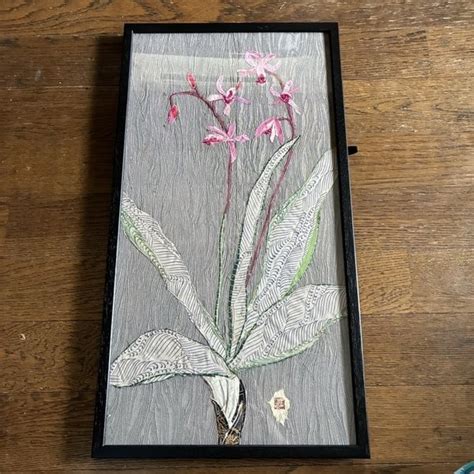 シランの布絵 花 アート 絵 布絵アート インテリア 壁掛け Naturui0309 Minne Bygmoペパボ 国内最大級のハンドメイド・手作り通販サイト