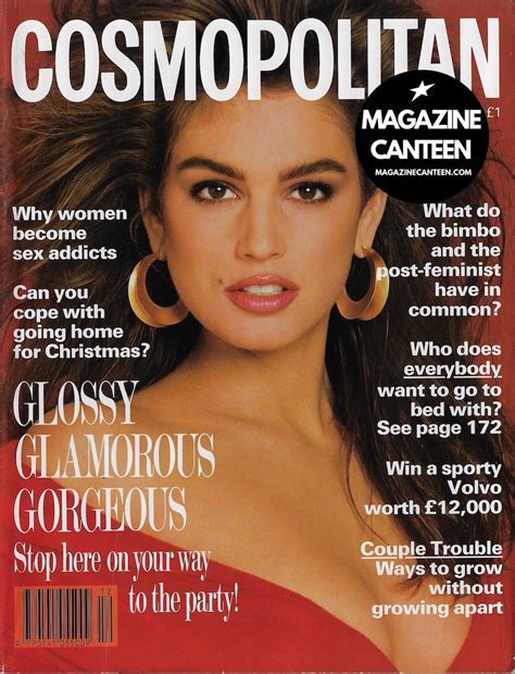 Cosmopolitan Magazine Cindy Crawford Scavullo Neil Jordan Magazine