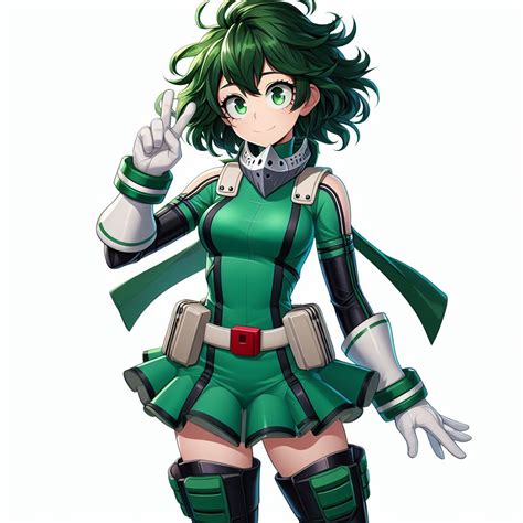 Mha Ai Female Izuku Midoriya Hero Outfit 1 By Onirat On Deviantart