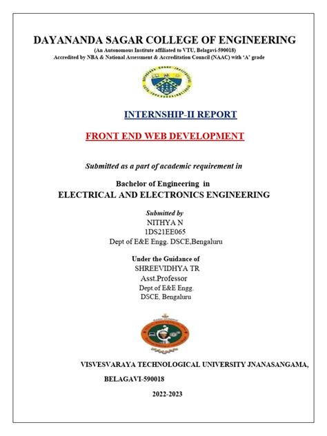 Internship Report Pdf Bootstrap Front End Framework Web Development