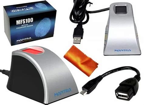 Mantra Mfs 100 Fingerprint Scanner At ₹ 2500 Piece In Noida Id 2849618244462