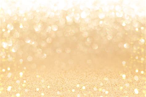 반짝이는 흐릿한 둥근 보케가 있는 황금빛 반짝이는 배경 0명에 대한 스톡 사진 및 기타 이미지 0명 겨울 공휴일 Istock