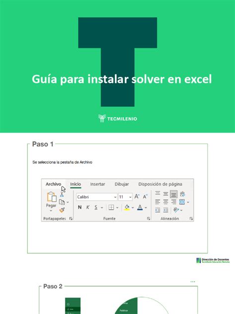Guia Para Instalar Solver En Excel Pdf