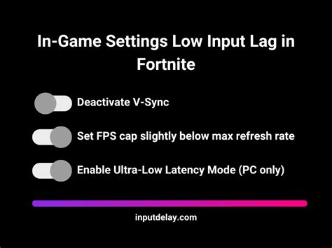 fix input lag in fortnite best 2025 pro settings and tweaks