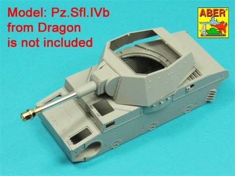German leFH 18/1 (Sf) 10,5 cm L/28 Barrel used on: Pz.Sfl.IVb (Sd.Kfz ...