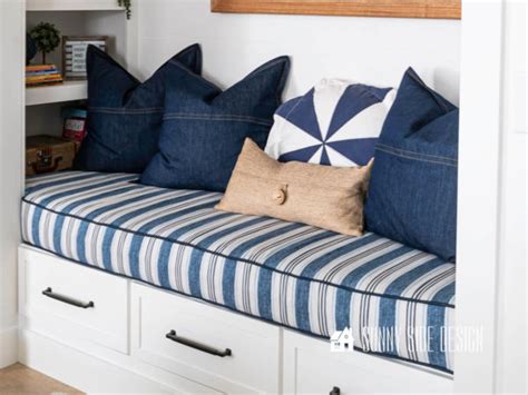 How To Make A Simple Box Cushion With A Zipper Sunny Side Design