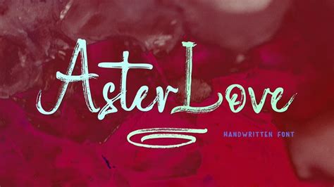 Aster Love Font › Fontesk
