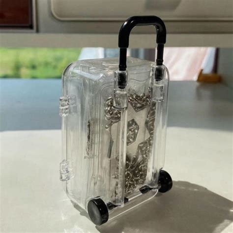 Trolley Case Organiser Small Trolley Case Organiser Creative Jewelery Case Cute Suitcase Mini