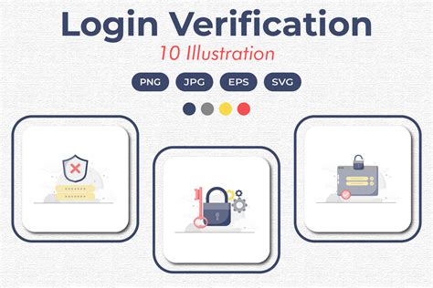 Login Verification Illustration Pack 10 Free Download User Interface