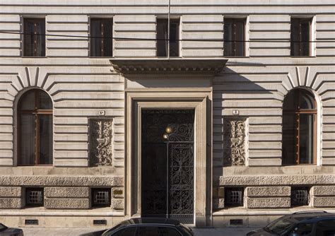 Otto Wagner Österreichische Länderbank 1882 Wagners Classical Training Is Evident In The