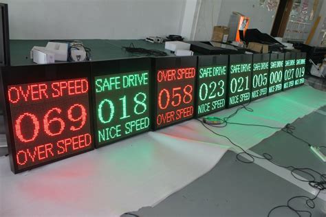 LED Speed Limit Sign For Traffic Safety Solar Speed Limit Sign And Traffic Safety Equipment