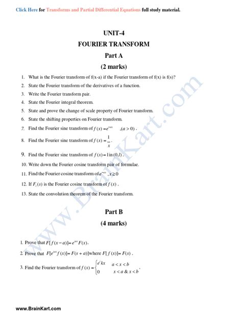 093 Ma8353 Ma6351 Transforms And Partial Differential Equations