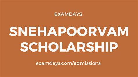 Snehapoorvam Scholarship Application Form 2023 Status Eligibility