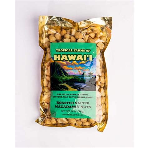 Macadamia Nuts Roasted Salted Tropical Farms Macadamia Nut Outlet