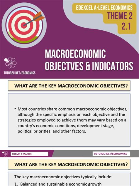 2 1 Macro Objectives Indicators Pdf Macroeconomics Economic Growth