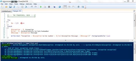 Error Handling Tips In Powershell Amar Helloween