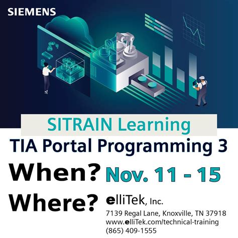 Tiaportal Siemens Automation Plc Ellitek Inc