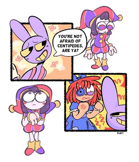 Jax And Ragatha And Pomni Fanart 🌈 Fun Comics Fan Art Comic Collection